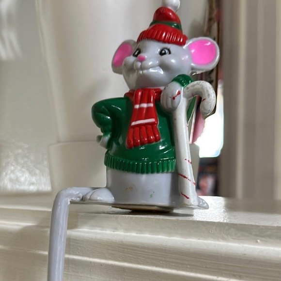Other | Vintage Christmas Mouse Stocking Hanger | Poshmark